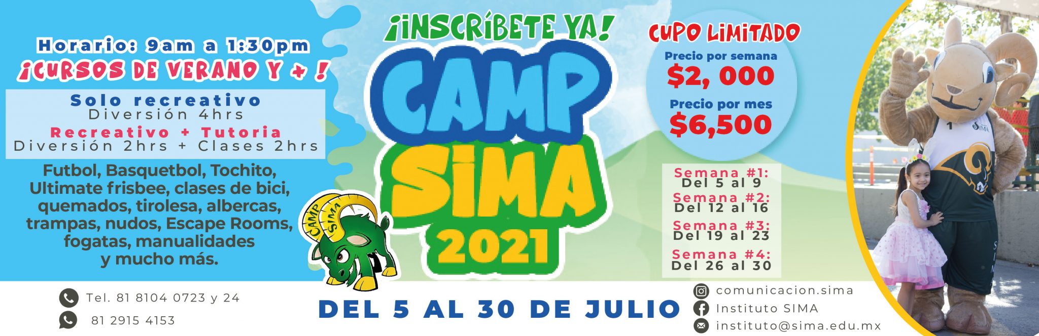 Conoce como fue el camp SIMA 2011 y como será el 2021 - Instituto SIMA